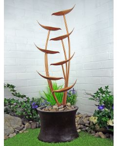 Solar Buckingham Copper Water Feature - Water features