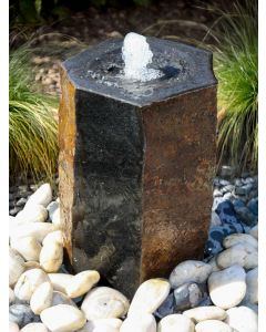 Pyramid Large Steel Water Feature - WaterFeatures