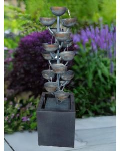 Modena Zinc Metal Water Feature - WaterFeatures