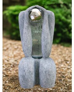 Granite sitting man water feature - Water Features