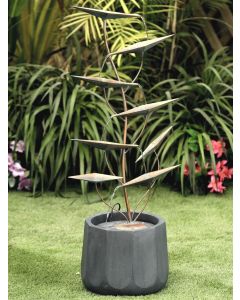Solar Buckingham Copper Water Feature - Water features