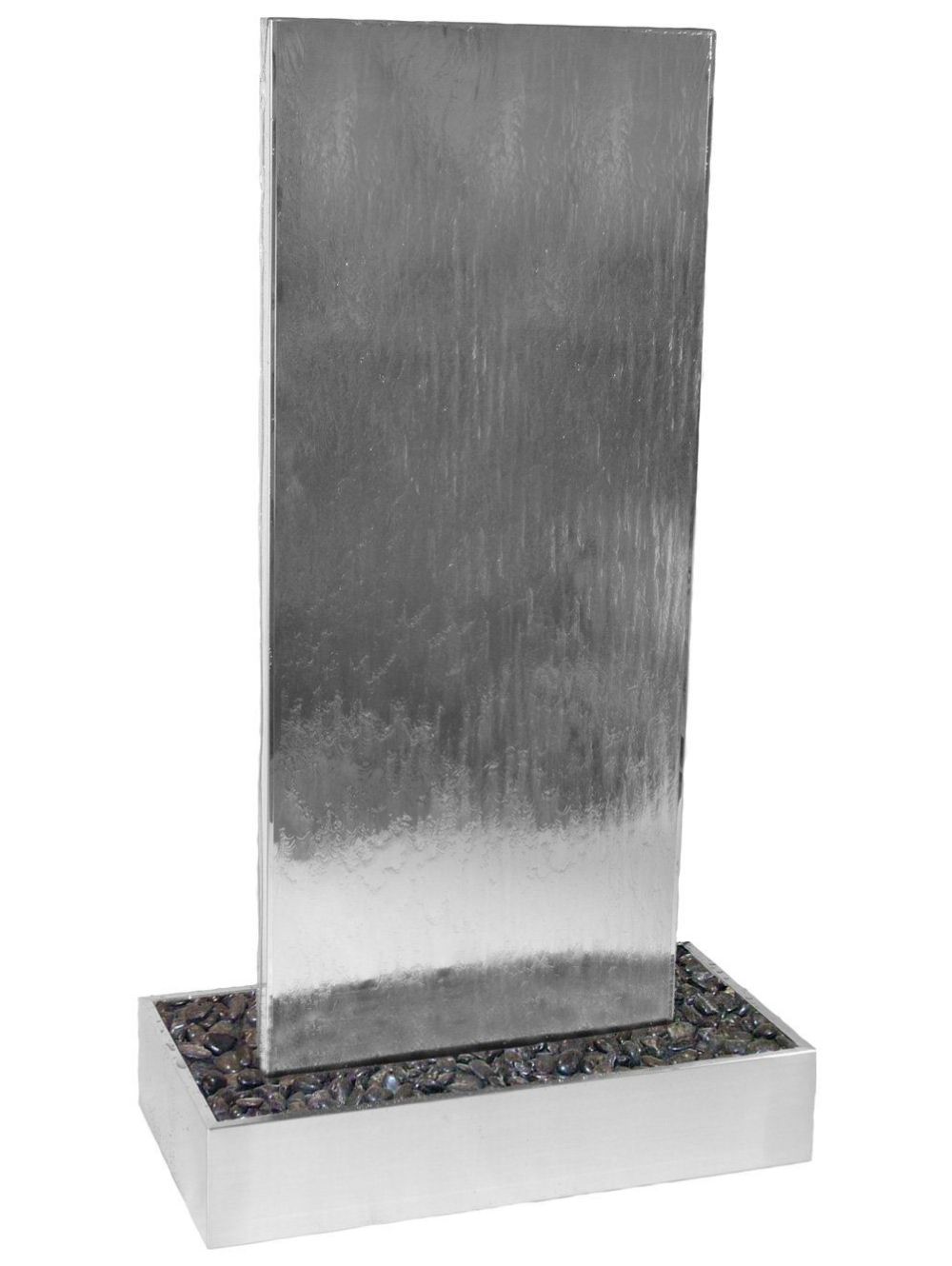 Staffora in Stainless Steel Base Water Feature - WaterFeatures