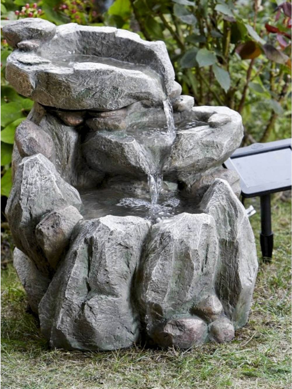 Rock Fall Fountain by Smart Solar 1170530 - WaterFeatures