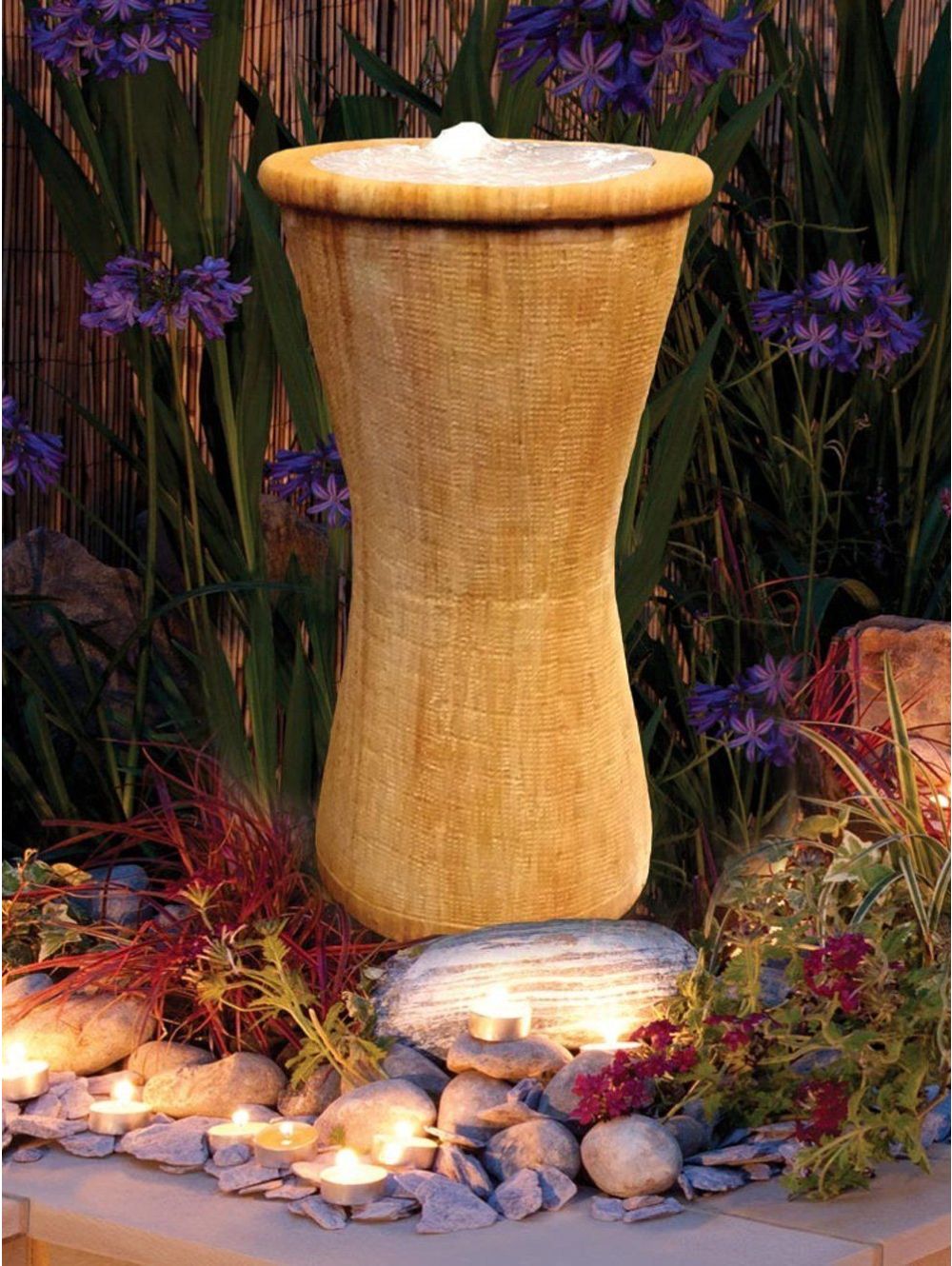 Teak Sandstone Infinity Water Feature - WaterFeatures
