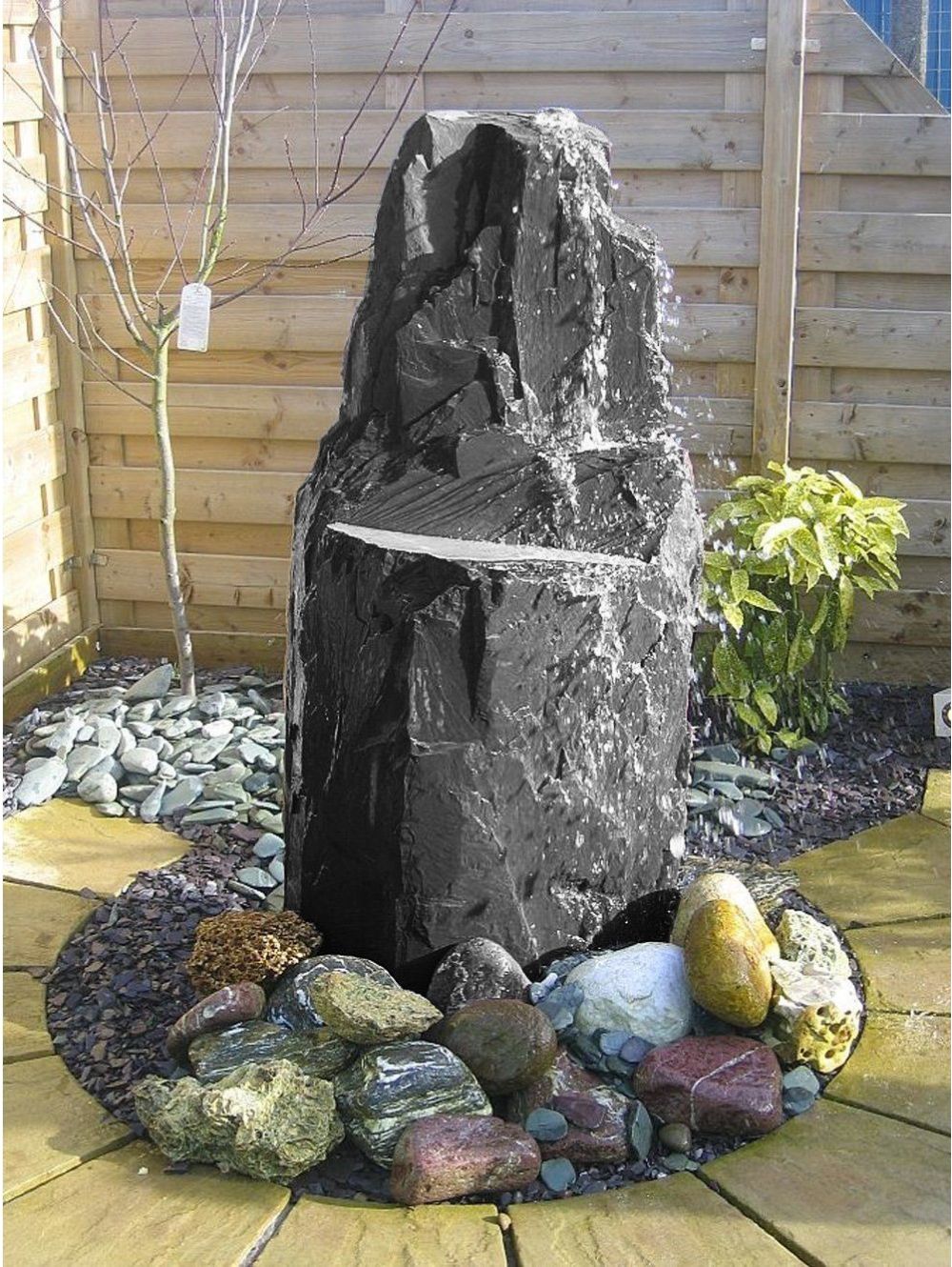 Slate Monolith Water Feature 50cm - 70cm high - Water Features