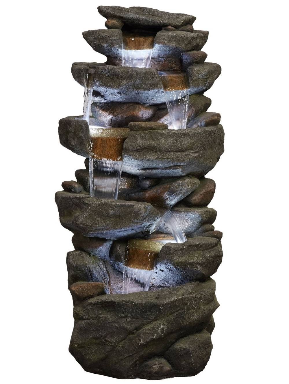 Hammonton Rock Falls Water Feature - WaterFeatures