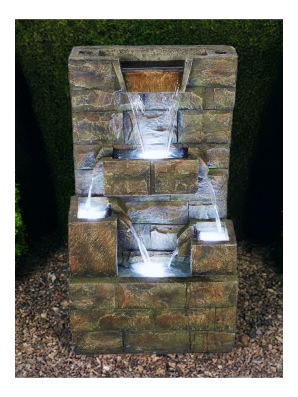 Greenwich Pouring Wall Water Feature - Waterfeatures.com