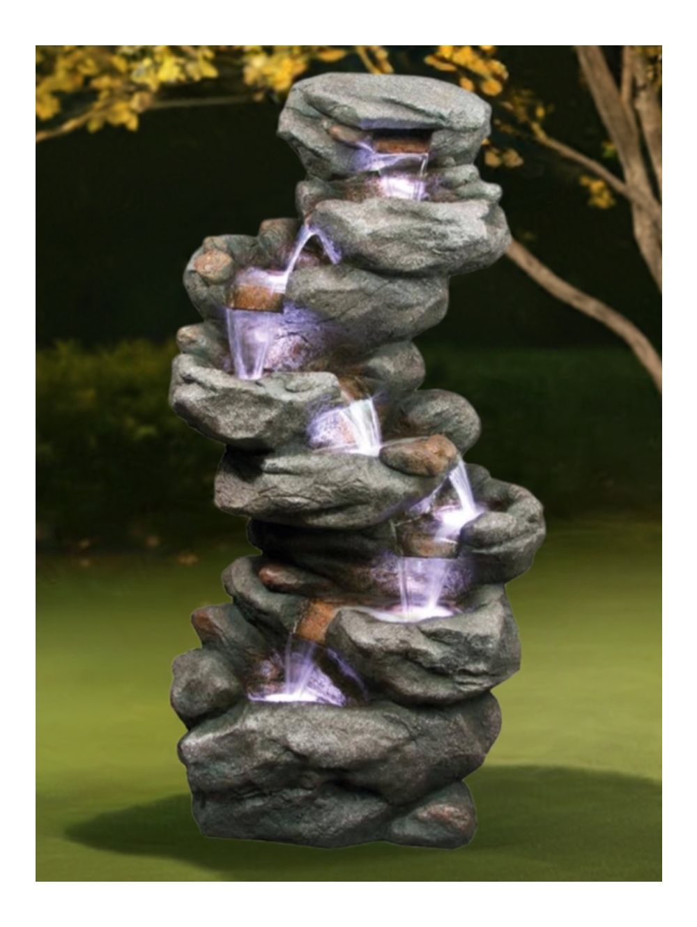 7 Fall Rock Water Feature - WaterFeatures