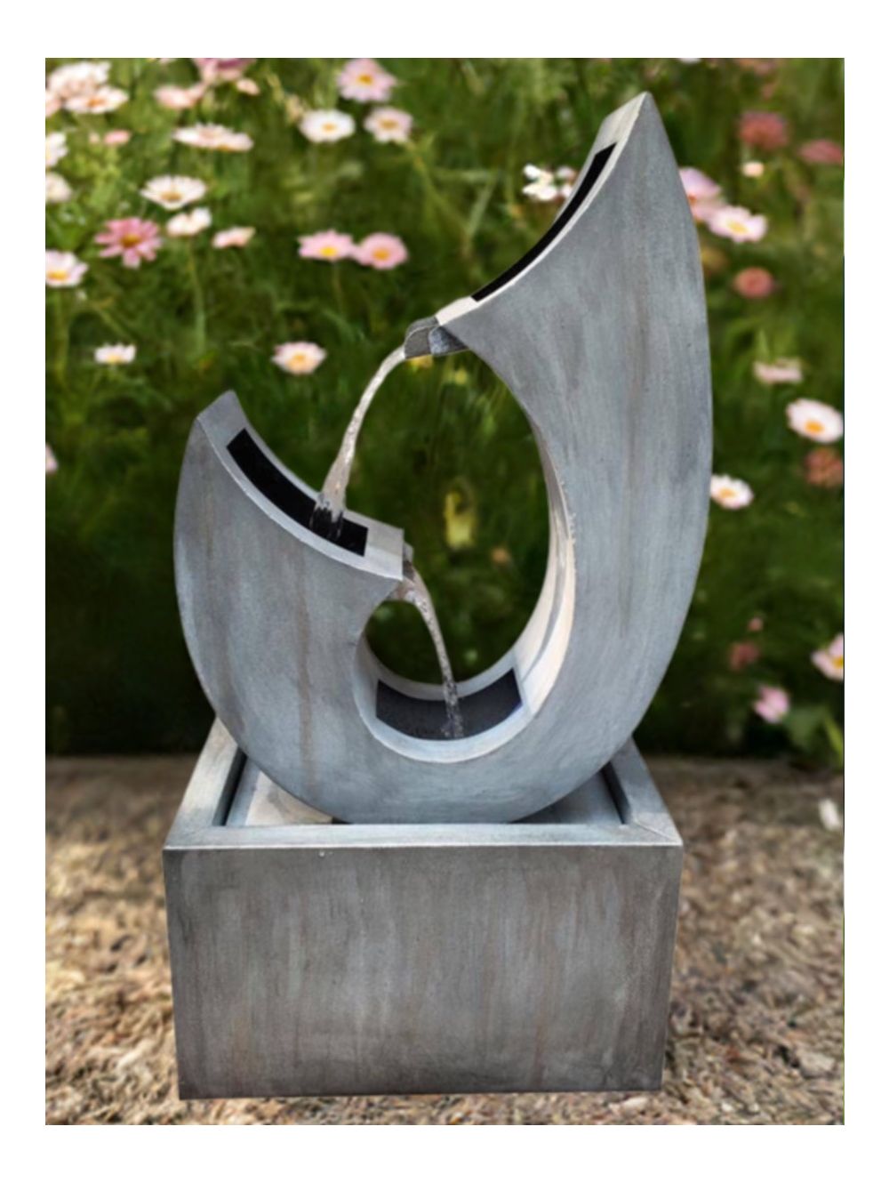 Trento Zinc Metal Water Feature - WaterFeatures