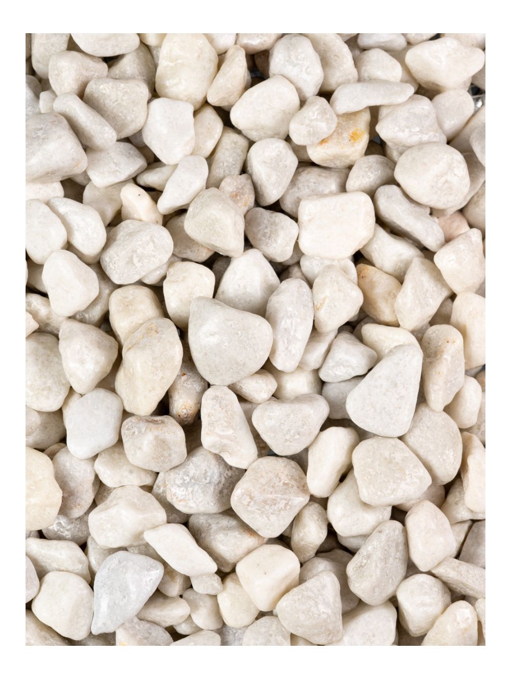 40kg White Polished Pebbles 15mm - 30mm - WaterFeatures