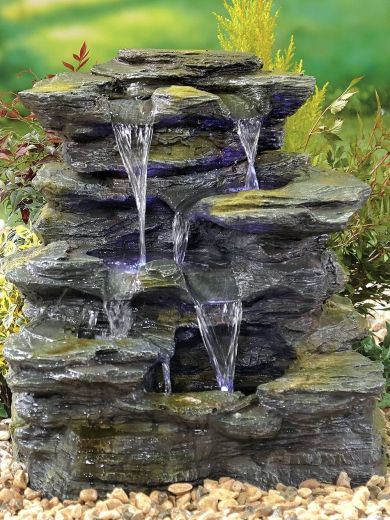 cascading waterfall feature