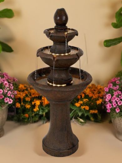 Tiered Water Features & Garden Fountains - WaterFeatures