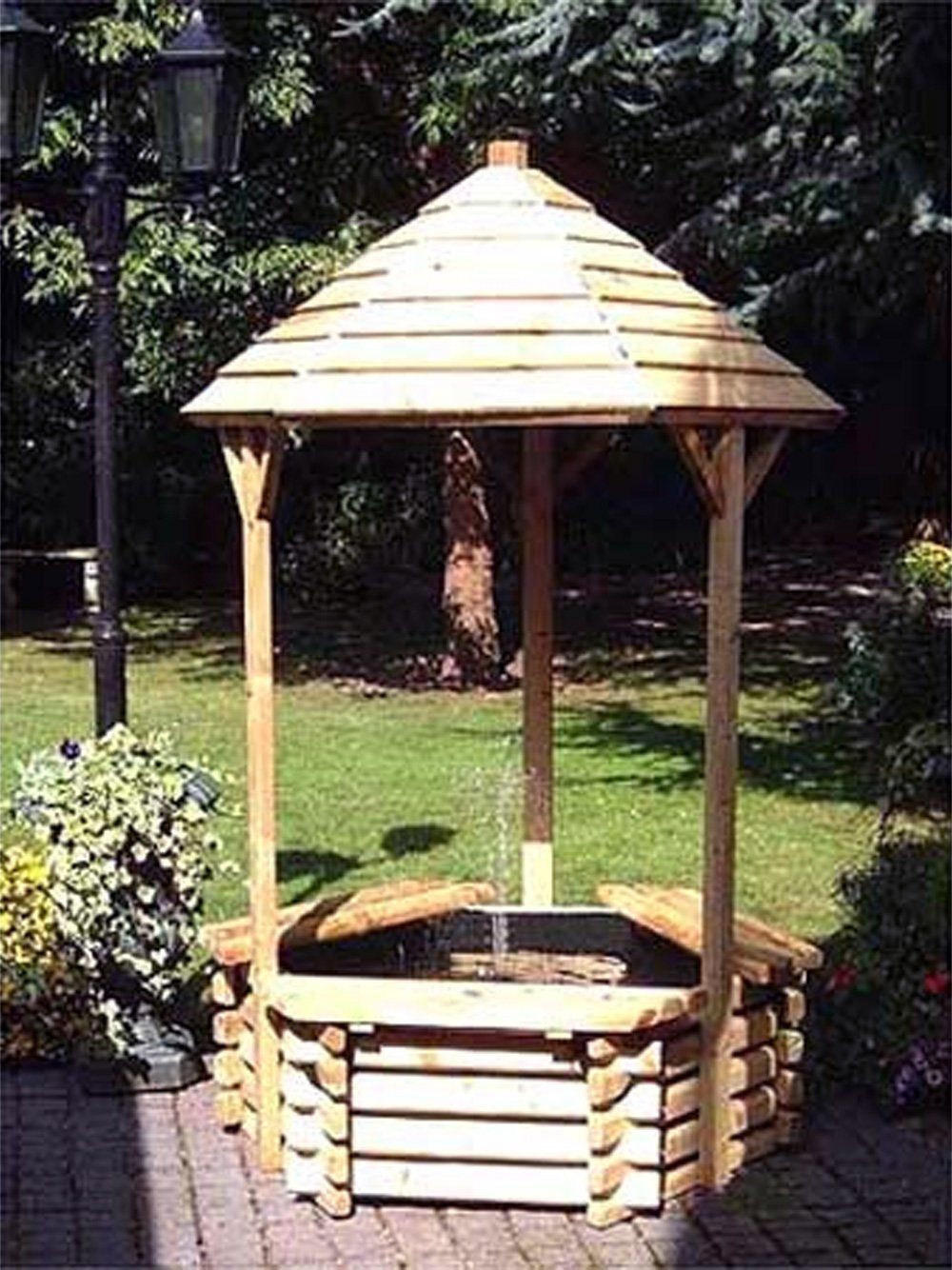 Rustic Wishing Well - Waterfeatures.com