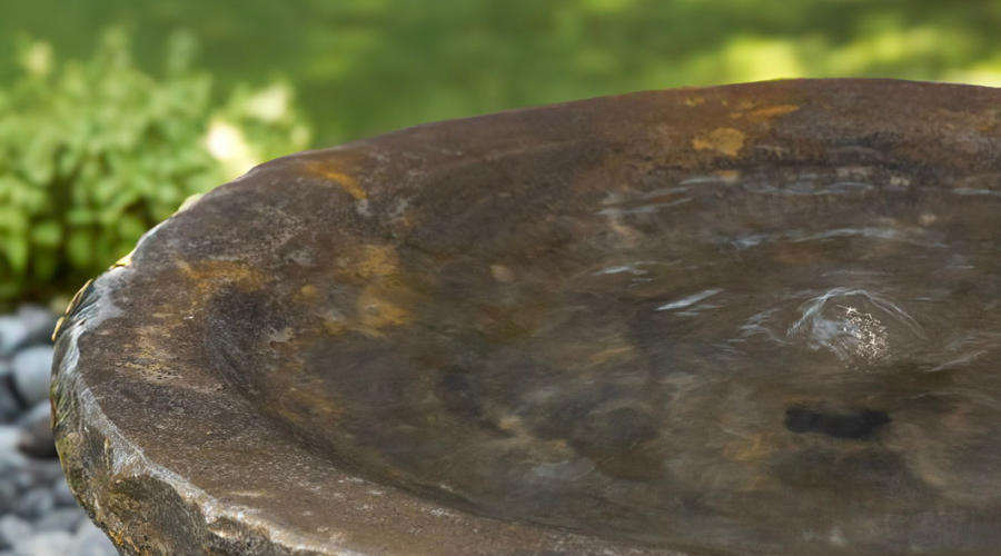 Black Babbling Bowl - WaterFeatures